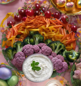 How to Make an Easter Veggie Tray - Party Wowzy